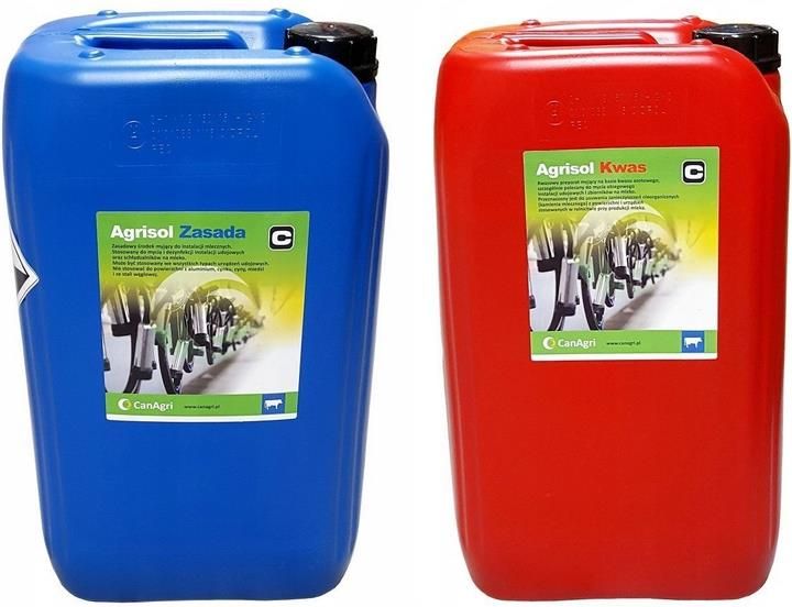 Agrisol Kwas I Zasada Środek Do Mycia Dojarek 24KG - Ceny i opinie ...