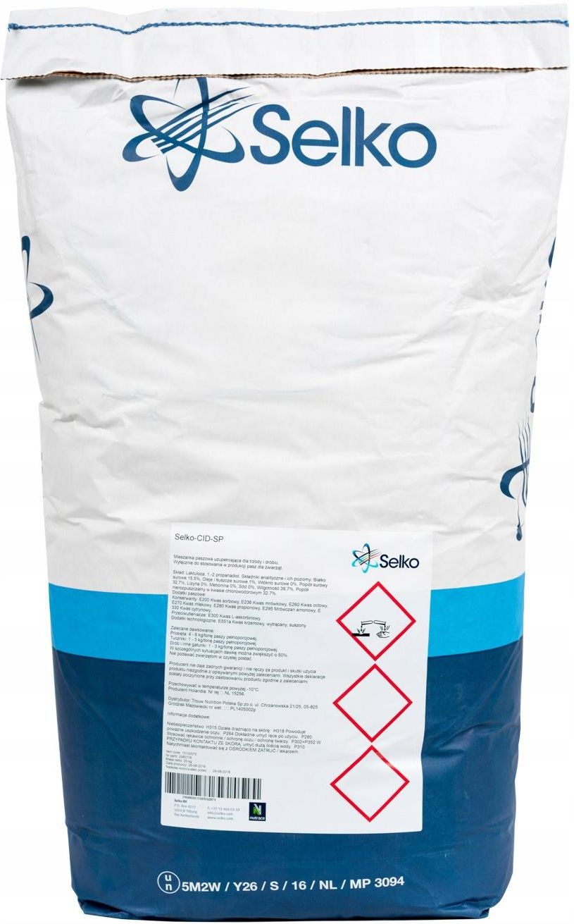 Selko Sp zakwaszacz paszowy 25kg - Ceny i opinie - Ceneo.pl