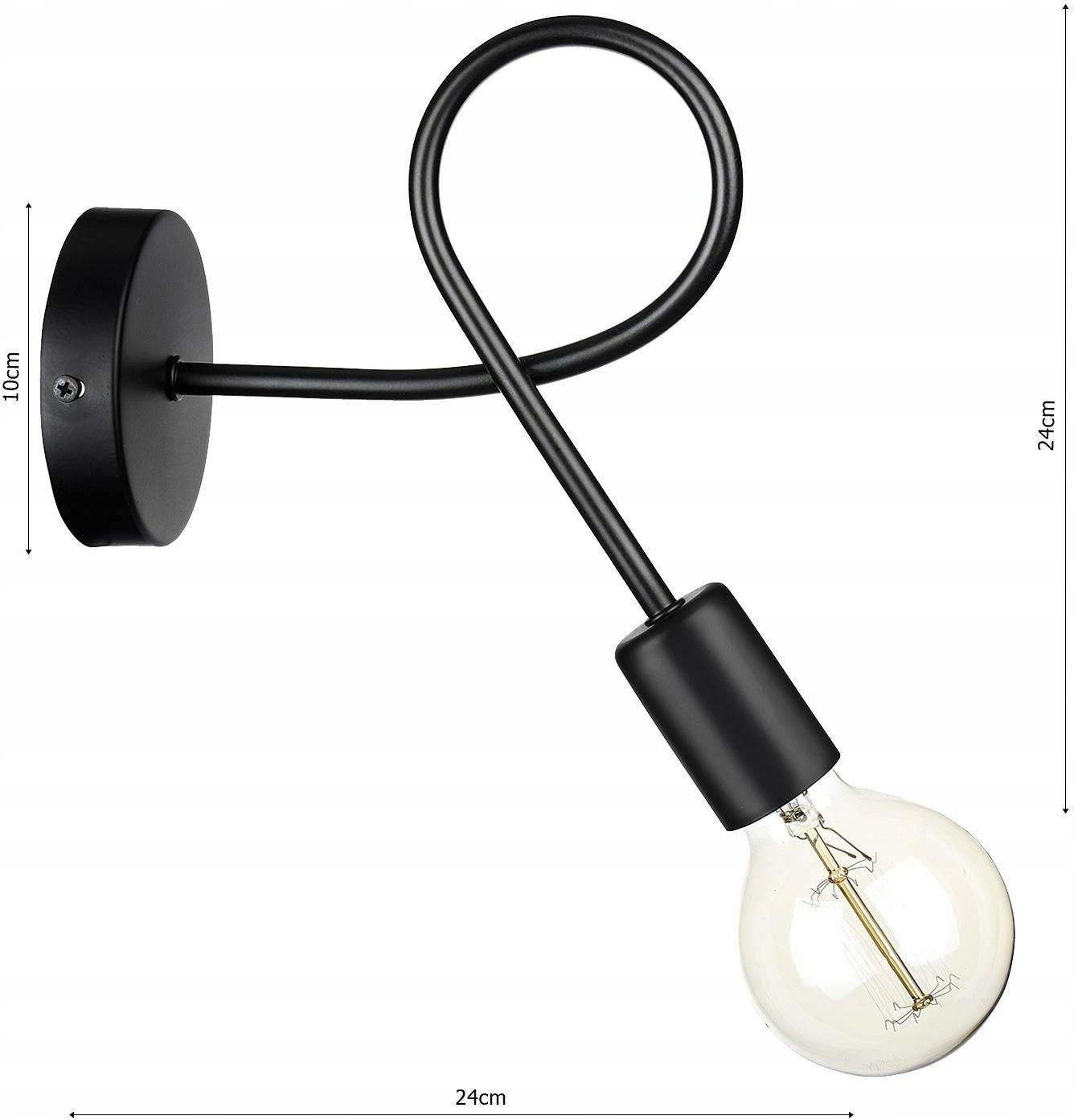 Lampa Ledlux Kinkiet Ścienny Plafon Lampa Loft Edison (Lx1068) - Opinie ...