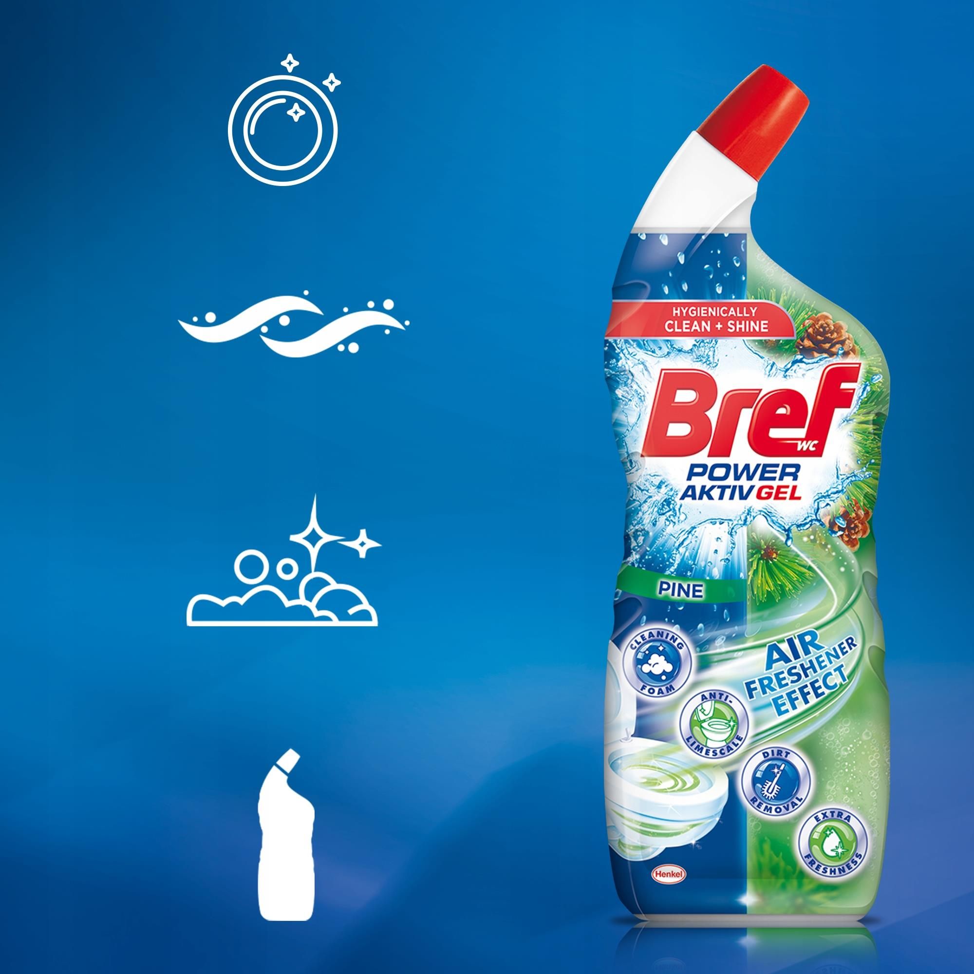 Bref Power Aktiv Gel Pine Żel Do Toalet 700Ml - Ceny i opinie - Ceneo.pl