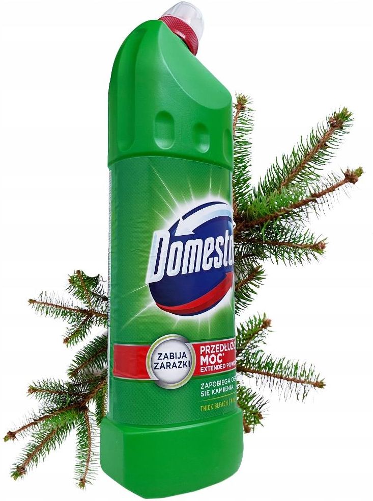 Domestos Płyn Do Wc Zielony Duży Pine 1.25L - Opinie i atrakcyjne ceny ...