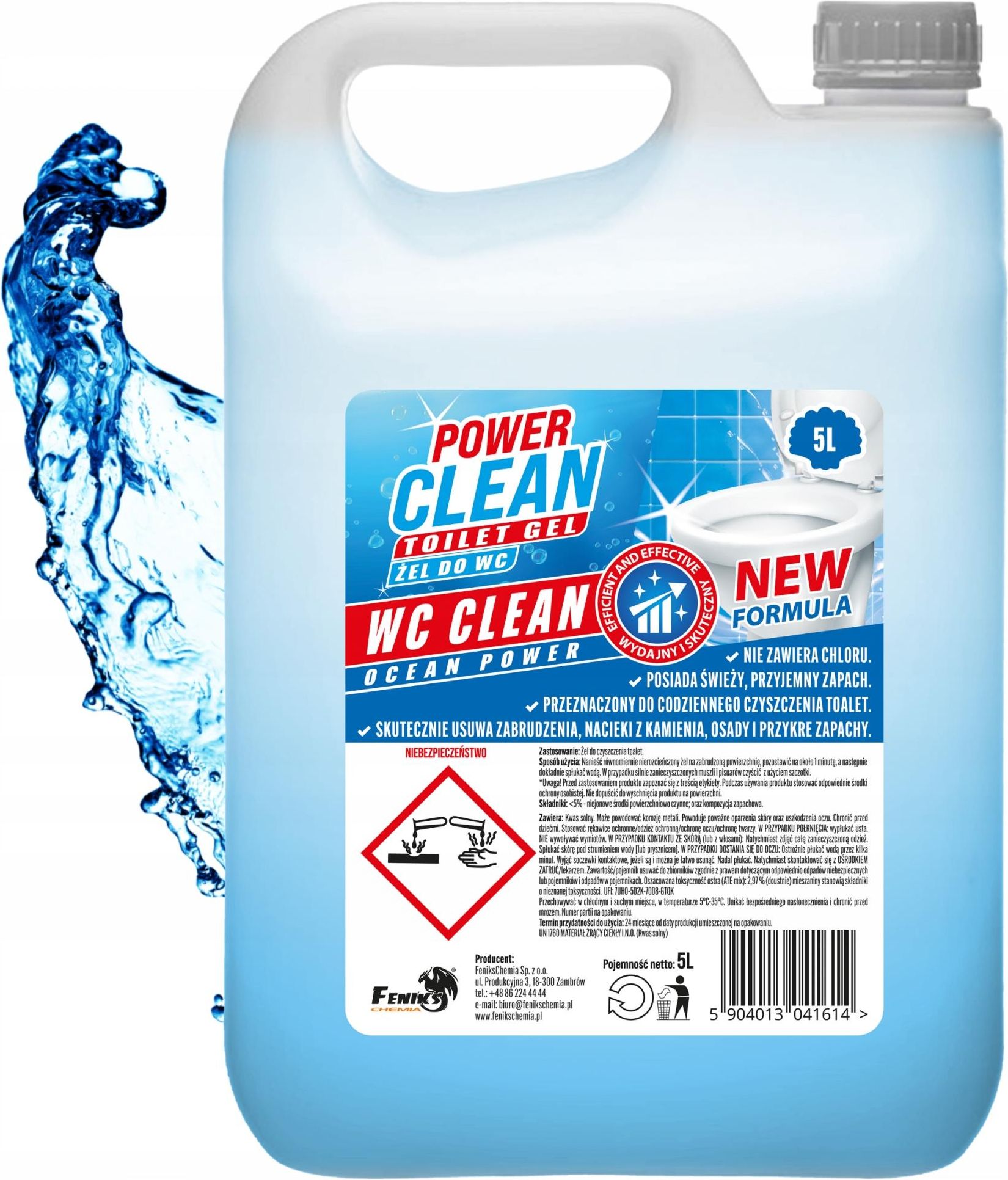 00 Null Żel Do Wc Powerclean Ocan Power 5L - Opinie i atrakcyjne ceny ...