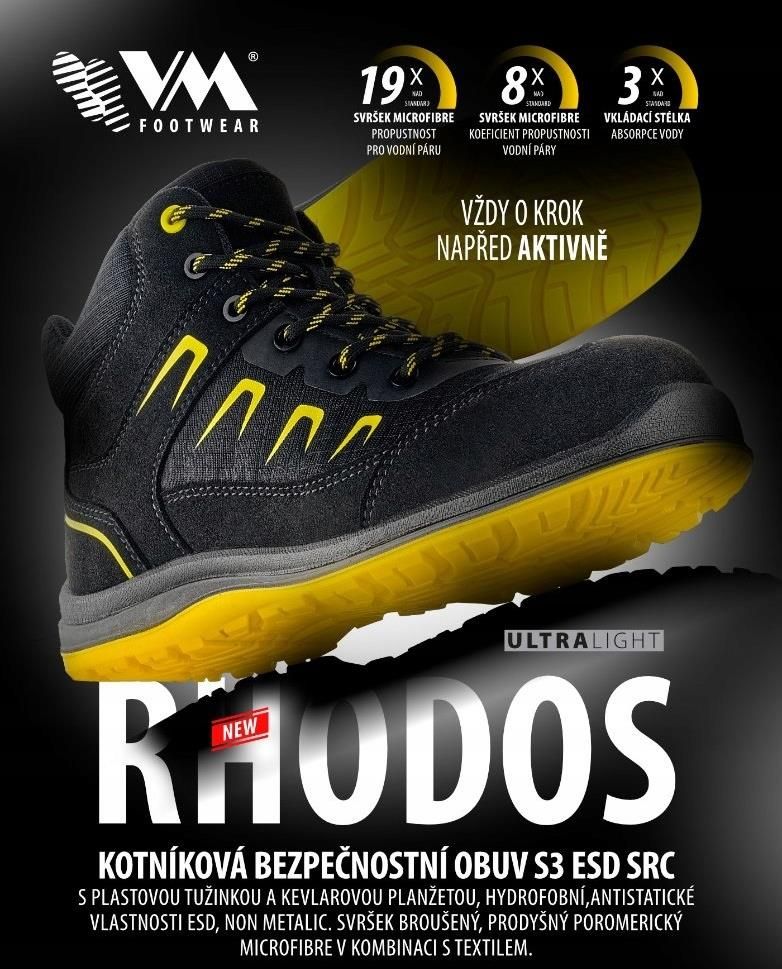 Buty robocze Non-metalic VM Rhodos S3 Esd Src - Ceny i opinie - Ceneo.pl