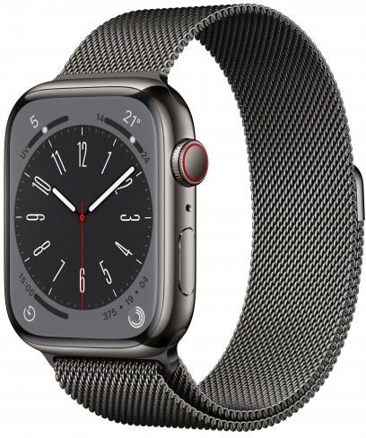 Apple Watch Series 8 Cell 45mm Milanaise/Graphite (Mnkx3Fda) - Opinie i ...