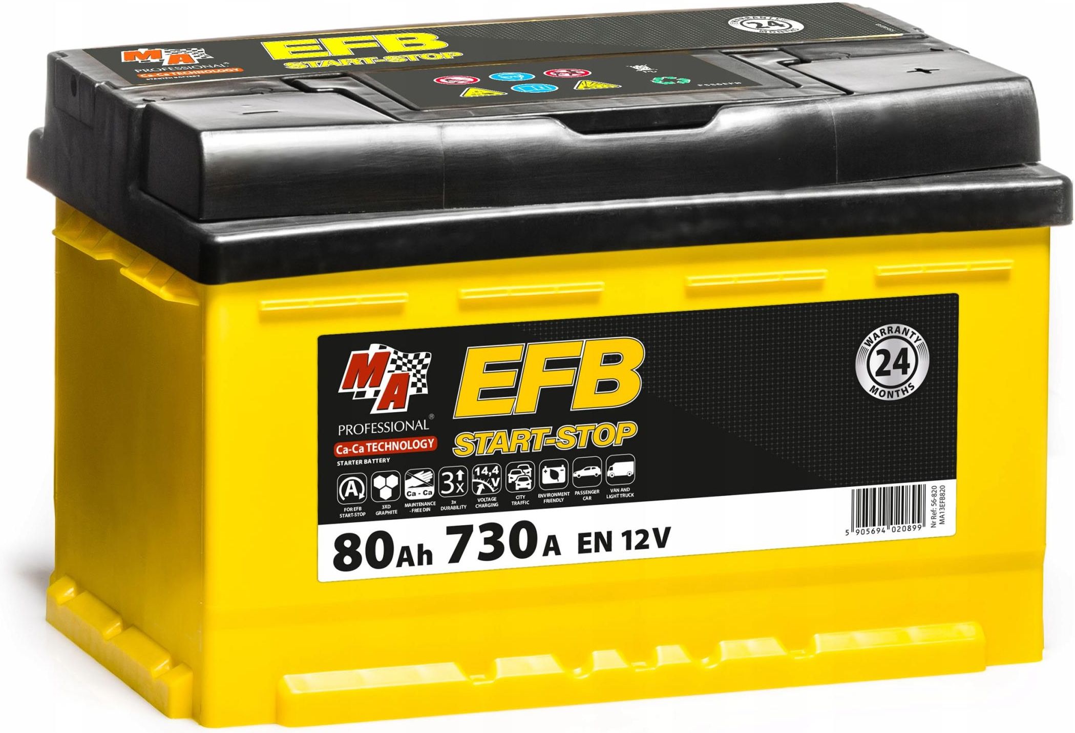 Ac Akumulator Efb Startstop 80 Ah 730 A Lb4 56820 - Opinie i ceny na ...