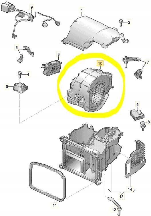 Psh Audi A6 2004 Dmuchawa Wnętrza Fabrycznie Nowa 4F0815020 C6 - Opinie ...
