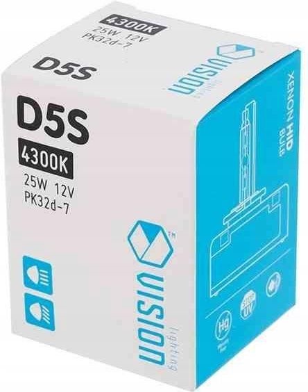 Vision Żarówka Ksenonowa D5S 4300K 12V 25W Pk32D7 86973 - opinie i ceny na Ceneo.pl