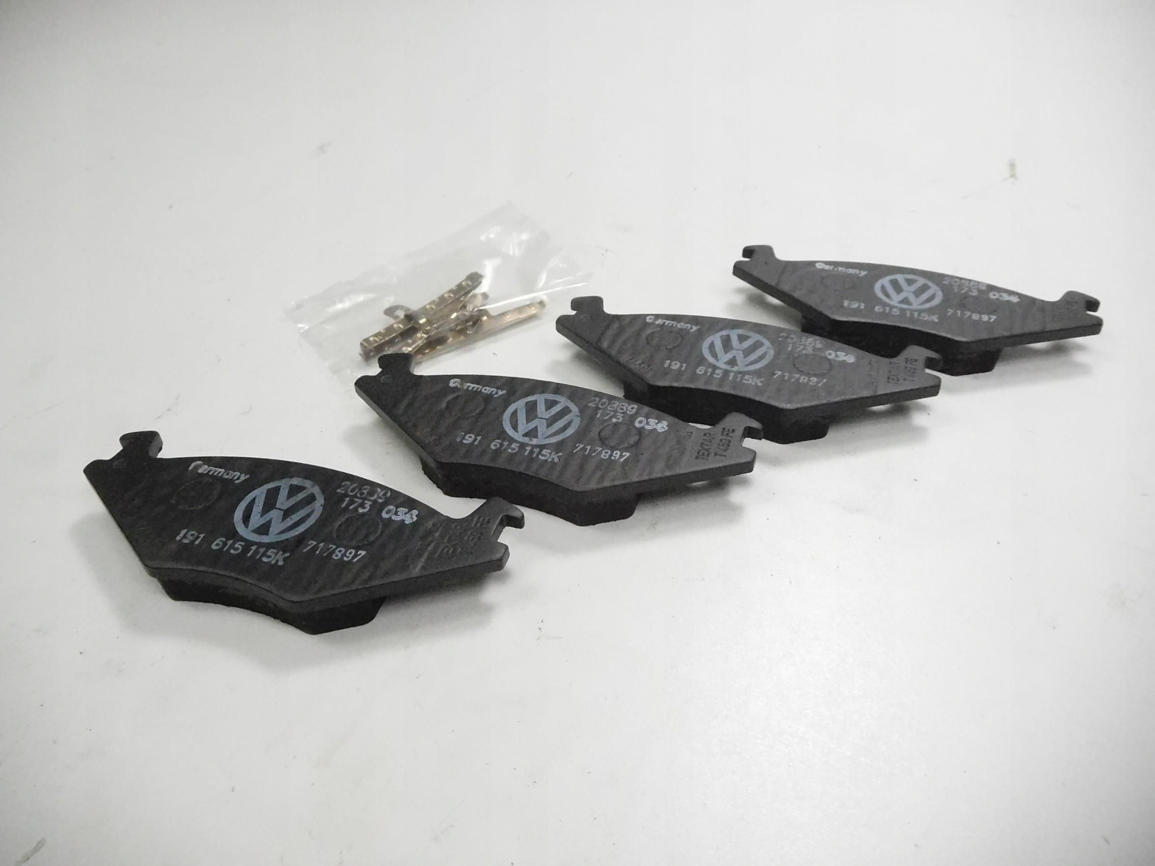 Klocki hamulcowe Volkswagen Oe Klocki Ham Przód Vw Derby Golf I ...