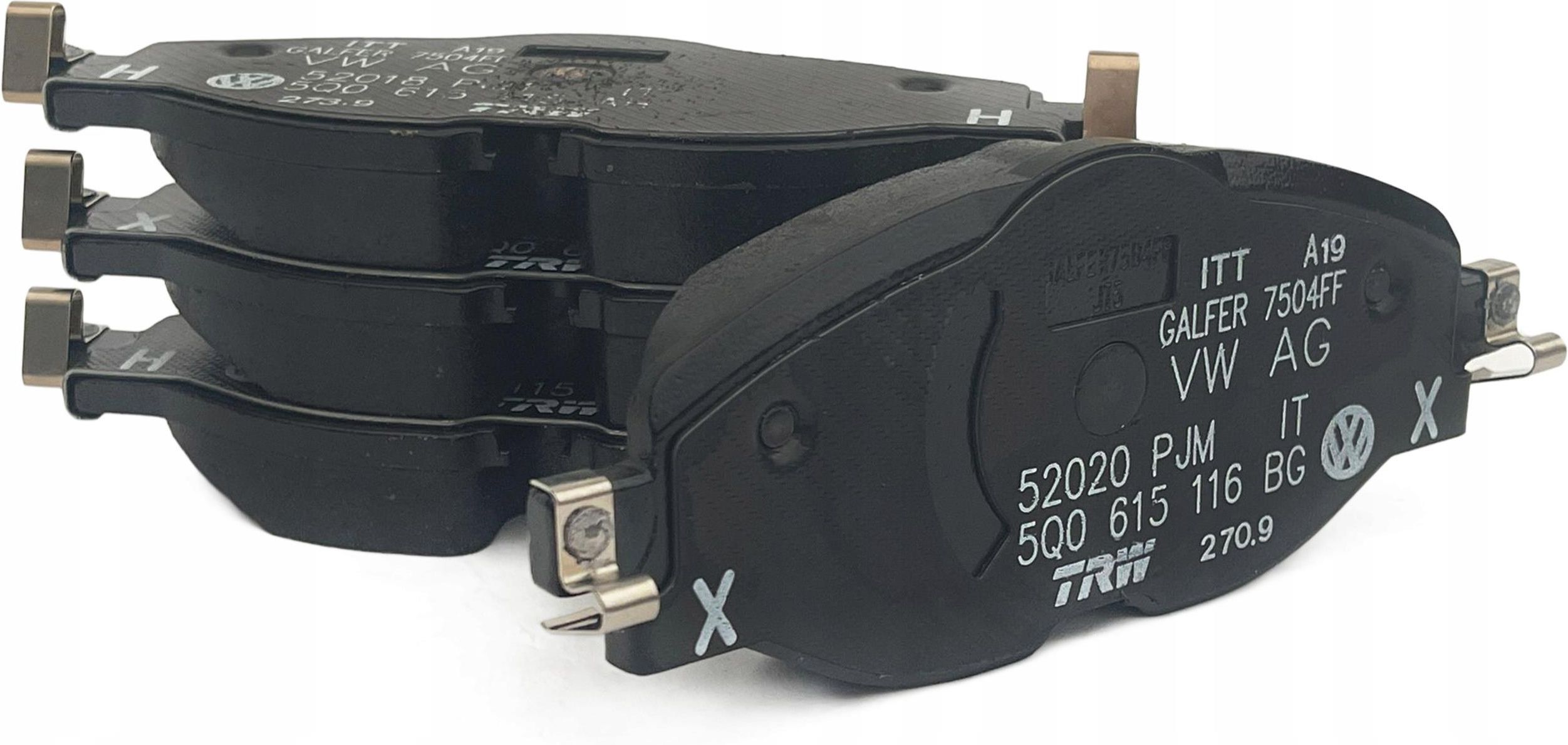 Klocki hamulcowe Trw Klocki Hamulcowe Przód 5Q0698151Ah Oe Vw Audi ...