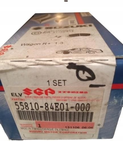 Klocki hamulcowe Suzuki Oe Klocki Hamulcowe 55810-84E01-000 - Opinie i ...