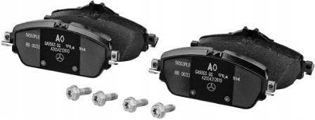 Klocki hamulcowe Mercedes-Benz Oe Klocki Hamulcowe Przód Mercedes E-213 ...