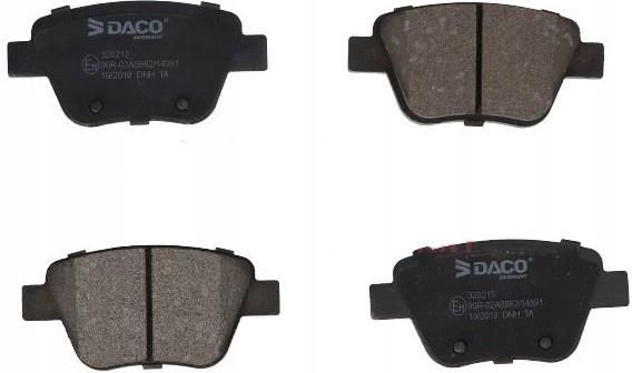 Klocki hamulcowe Daco Klocki Hamulcowe Tył Przód Vw Jetta Iii Iv 3 4 04 ...