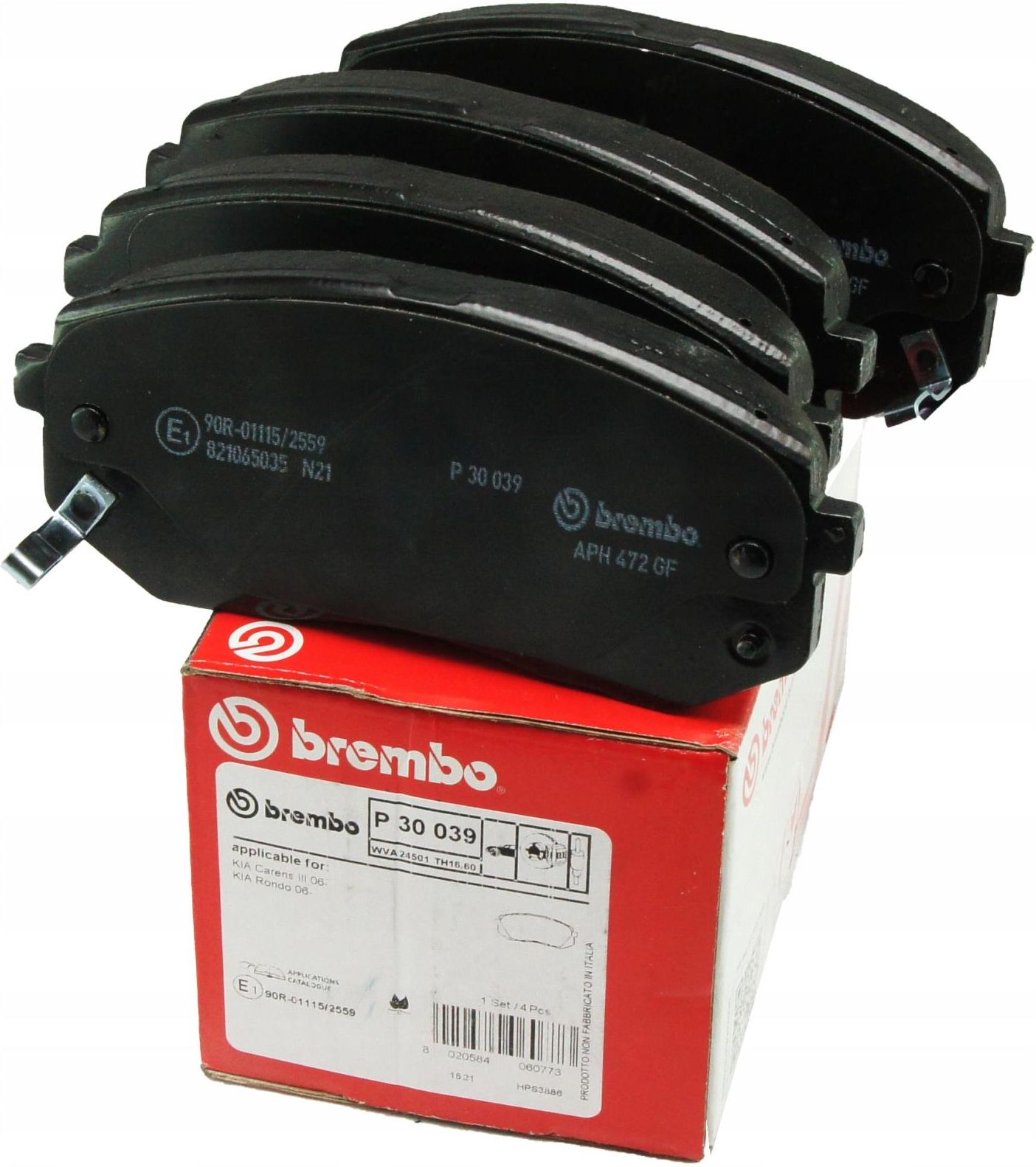 Klocki hamulcowe Brembo Klocki Przód Hyundai Kona Kia Sportage Carens Iii Bre P30039 - Opinie i ...