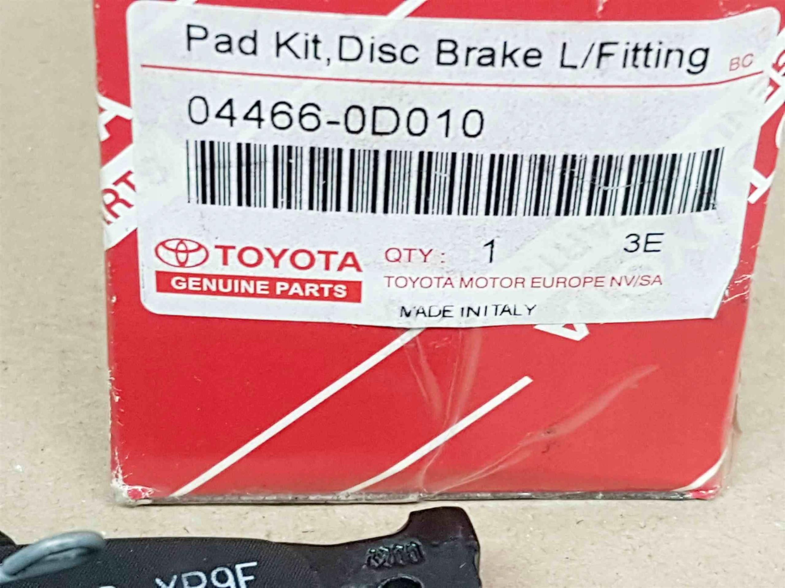 Klocki hamulcowe Toyota Oe Yaris Iii 11-20 Klocki Hamulcowe Tylne Tył ...