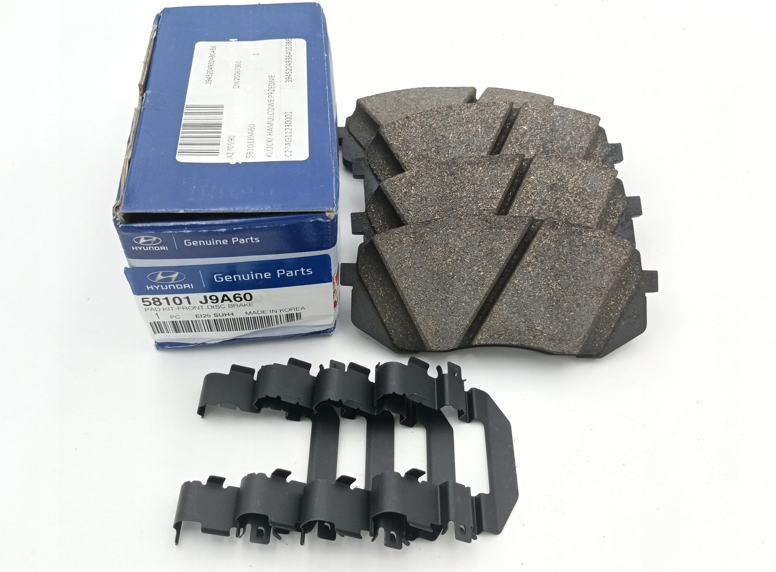 Klocki hamulcowe Hyundai Oe Klocki Hamulcowe Przód Kona 2017-2020 58101 ...