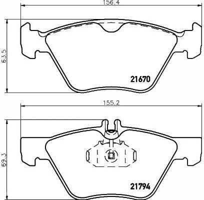 Klocki hamulcowe Textar Klocki Hamulcowe Mercedes Przód W210 S210 2 ...