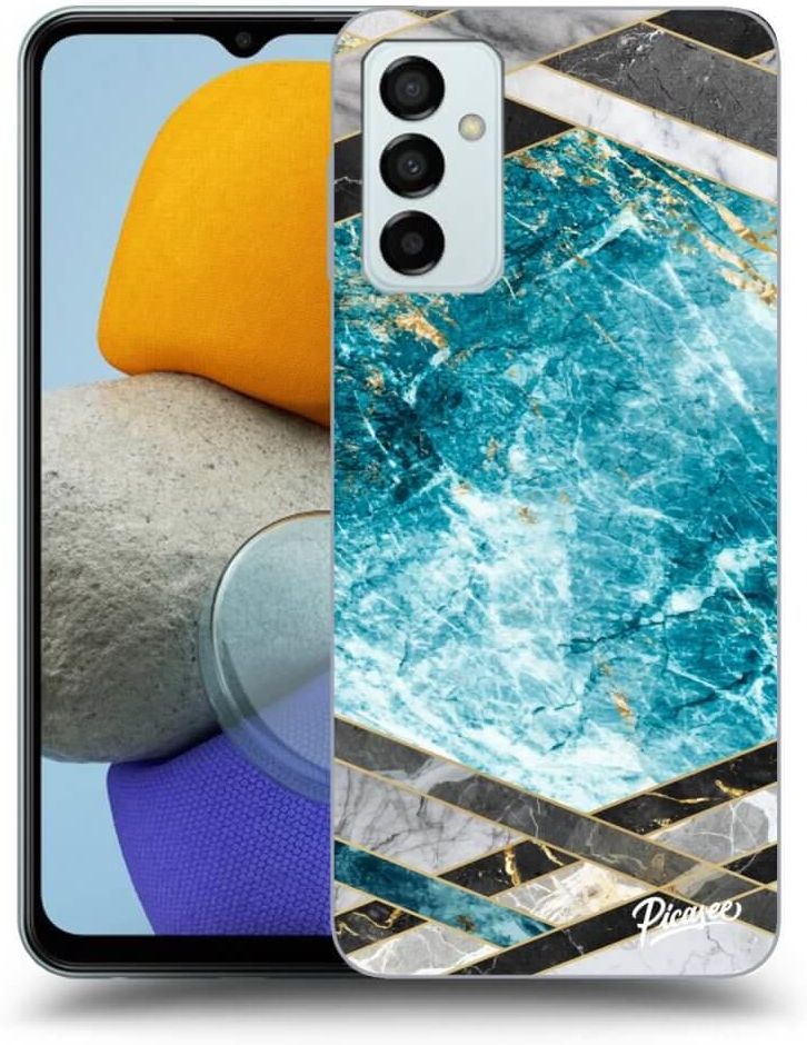 ULTIMATE CASE PRO SAMSUNG GALAXY M23 5G - BLUE GEOMETRY - Etui na ...