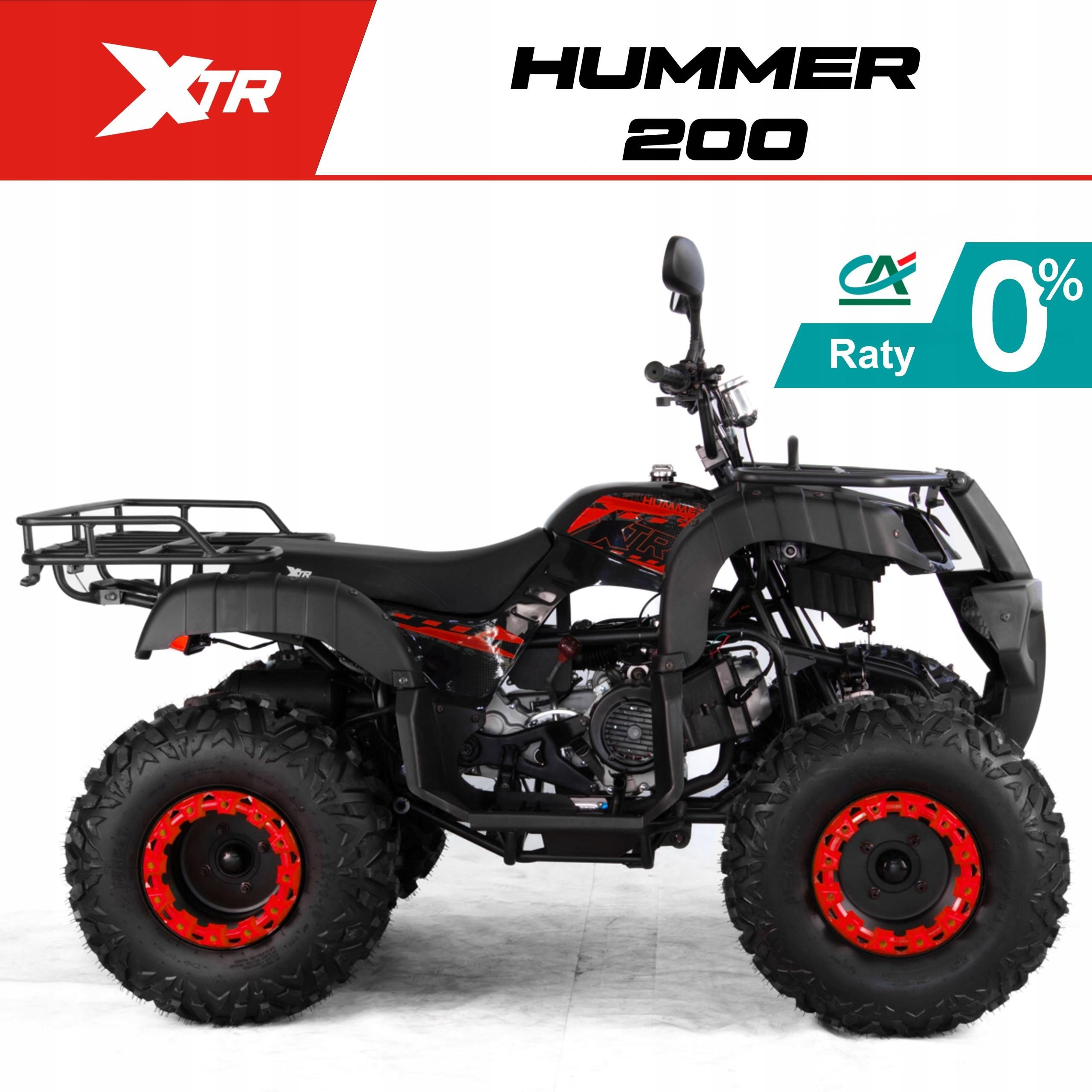 QUAD 200 XTR HUMMER TRANSPORT 0ZŁ RATY 0% PŁUG - Opinie i ceny na Ceneo.pl