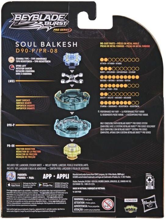 Hasbro Beyblade Burst Pro Series Soul Balkesh Starter Pack F2329 - Ceny ...