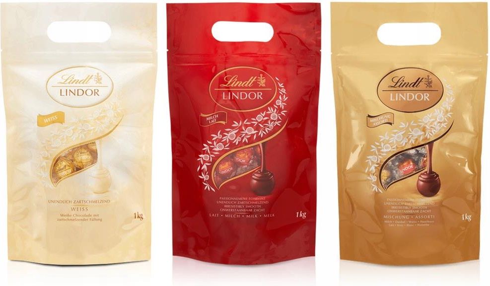 Lindt Zestaw Pralin Lindor Mix Smaków 3x1kg - Ceny i opinie - Ceneo.pl