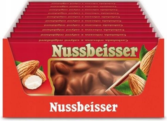 Mondelez Nussbeisser Czekolada Mleczna Z Migdałami 100gx20 - Ceny i ...