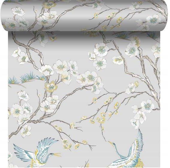 Tapeta Japan Winylowa Na Flizelinie Niebieska - Opinie i ceny na Ceneo.pl