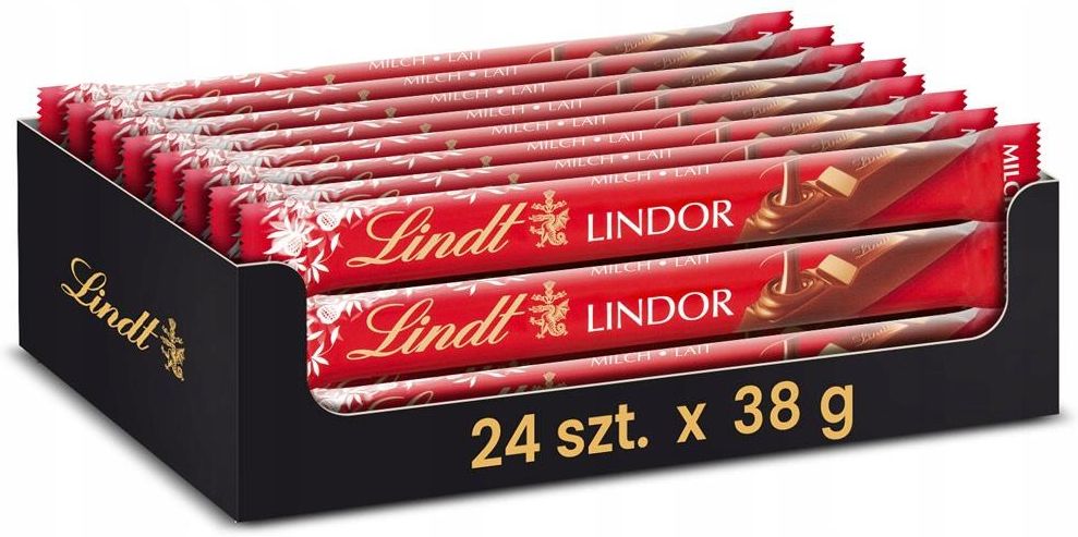 Lindt Zestaw Lindor Baton Z Nadzieniem 38G X 24Szt. - Ceny i opinie ...
