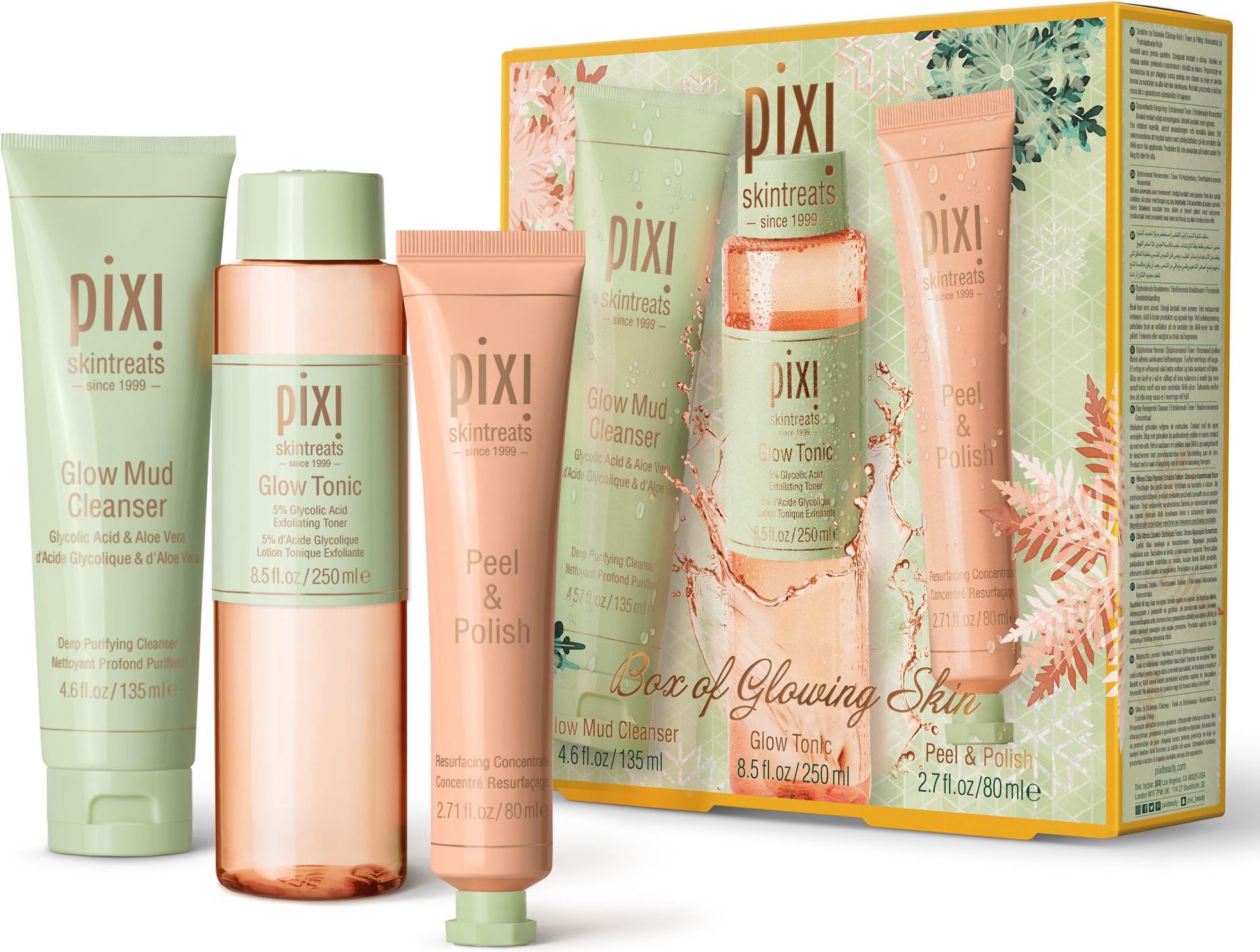 Pixi Box Of Glowing Kit - Zestaw Do Pielęgnacji Skóry 465 Ml - opinie i ...
