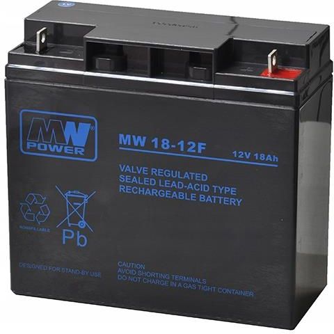 Listwa zasilająca Mw Power Akumulator 12V 18Ah Mw18-12F (MW1812F) - Opinie i ceny na Ceneo.pl