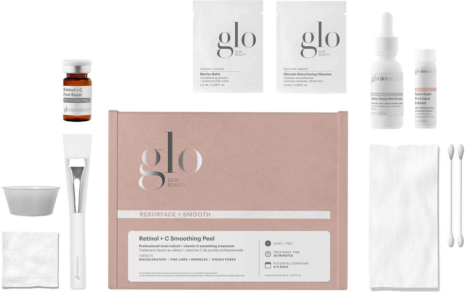 Glo Skin Beauty Retinol C Smoothing Peel 1 Kit Zestaw Do Pielęgnacji ...