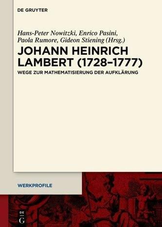 Johann Heinrich Lambert (1728-1777) Nowitzki, Hans-Peter - Literatura ...