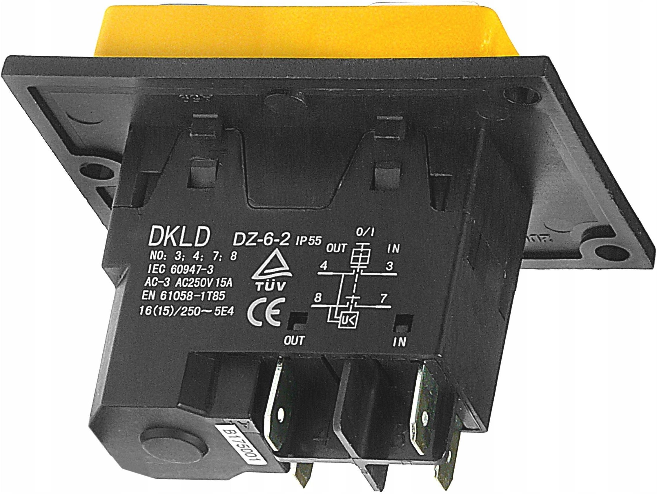 Wtpi Włącznik Wyłącznik Betoniarka 250V Dkld Dz 4 Styki - Opinie i ceny ...