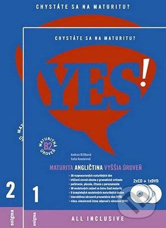 YES! Angličtina - nová maturita - vyššia úroveň + 2CD + DVD (B2) Andrea Billíková - Literatura ...