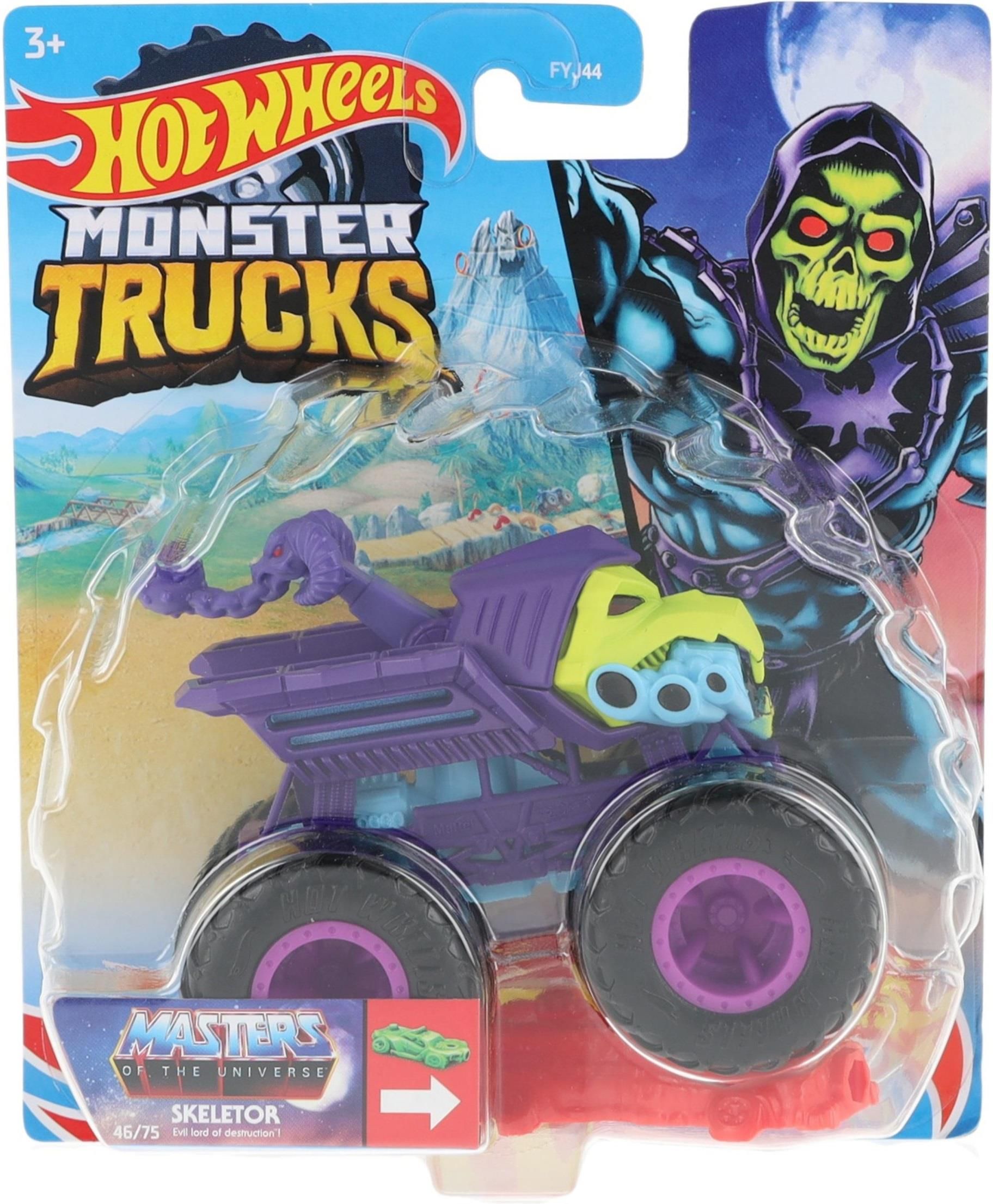 Hot Wheels - Monster Truck Skeletor HGK43 FYJ44 - Ceny i opinie - Ceneo.pl