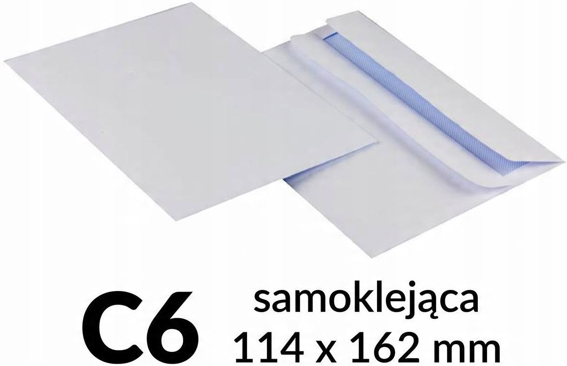 Koperty listowe biurowe zwykłe białe C6 Sk 100 szt - Ceny i opinie ...