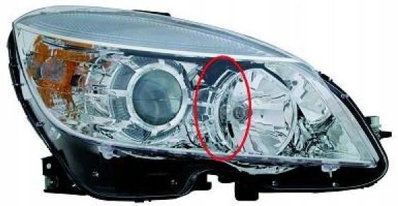 Lampa przednia Diederichs Reflektor Do Mercedes C-Kl. W204 07-11 ...