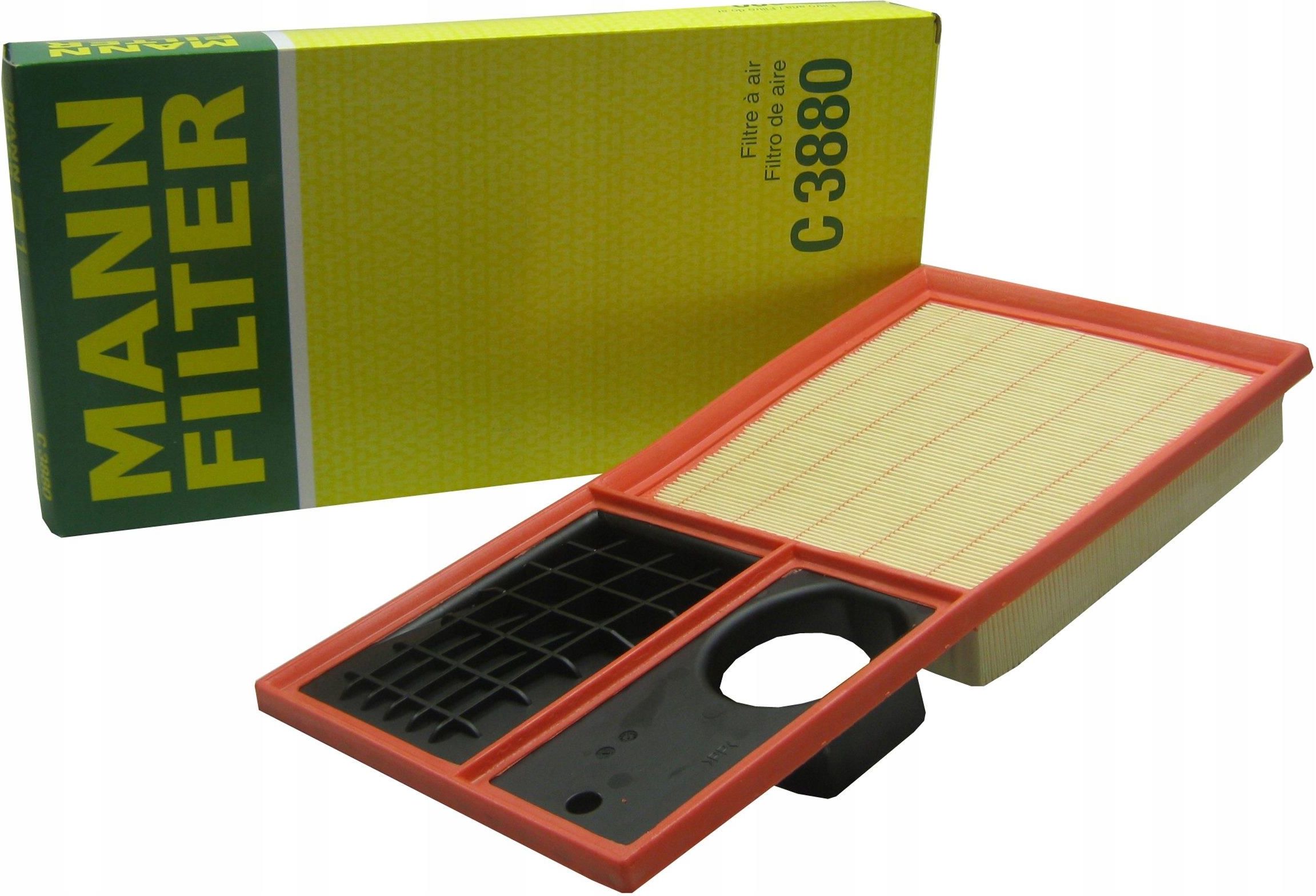 Mann-Filter Vw Volkswagen Golf Plus 1.4 80Km Filtr Powietrza C3880Pow/8 ...