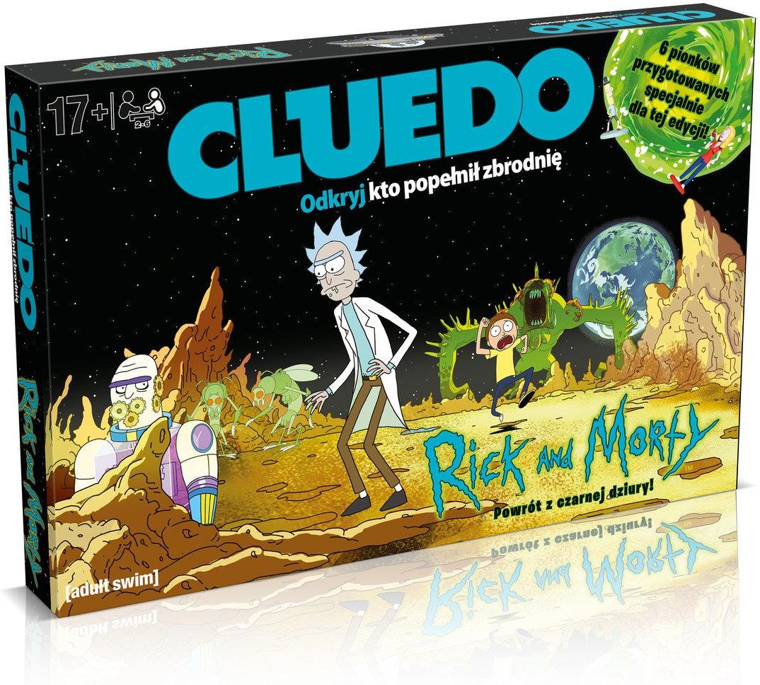 Winning Moves Cluedo Rick i Morty - Gra planszowa. Ceny i opinie - Ceneo.pl