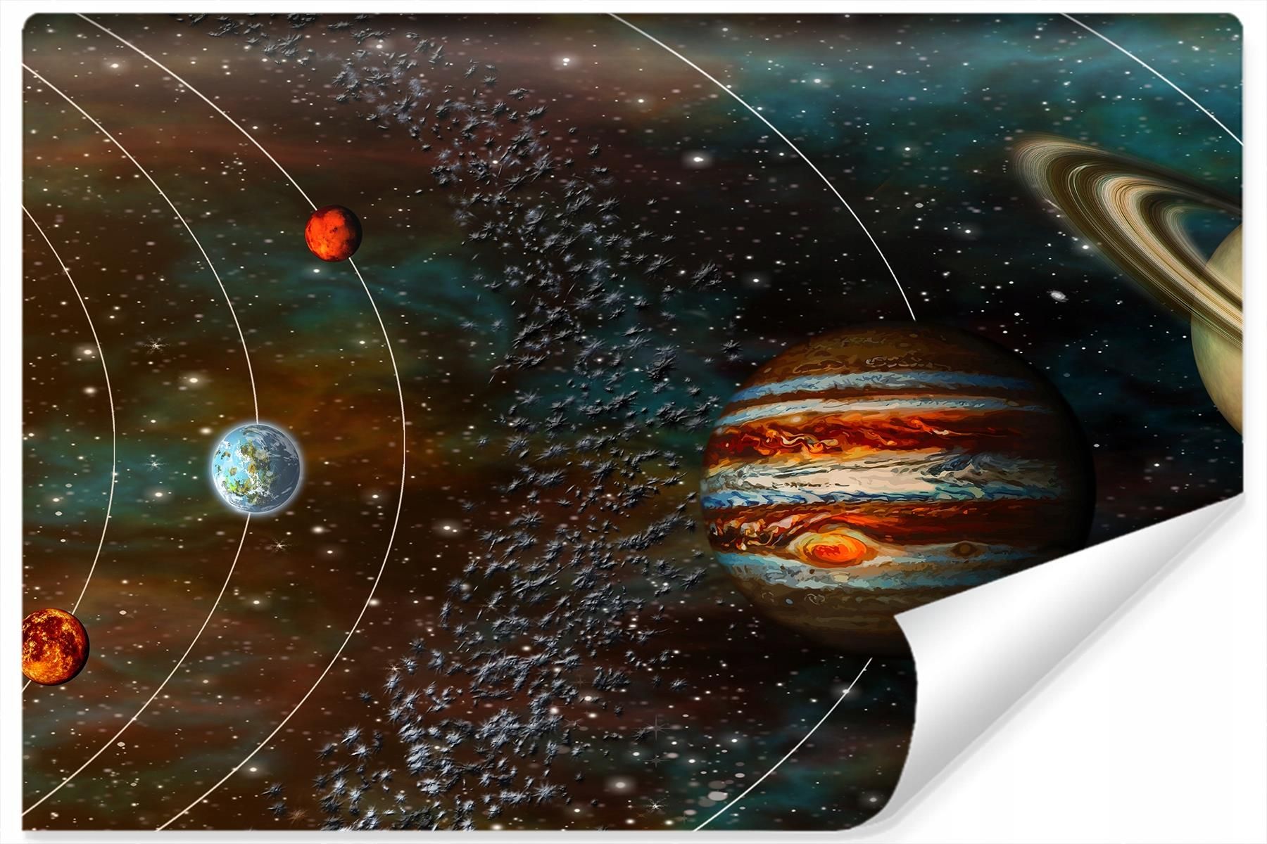 Muralo Fototapeta Panorama Układ Słoneczny Dekor 405x270 - Opinie i ceny na Ceneo.pl