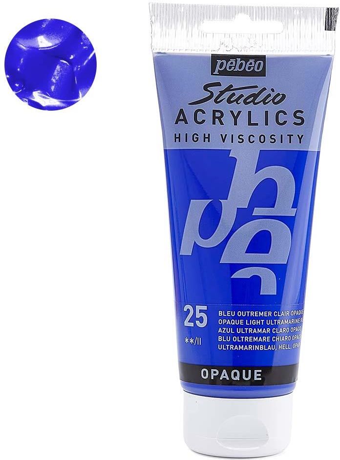 Pebeo Farba Akryl Studio 100Ml 25 Opaque Light Ultramarine Blue - Ceny ...