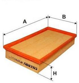 Filtron Filtr Powietrza Pc1073 1072246 7T169601Aa Filap074/1/Rs4 ...