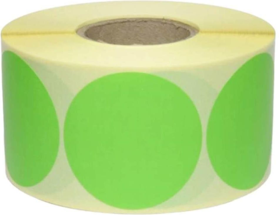 Specmark Etykiety Termiczne Zielone Fi 30Mm Okrągłe 2000Szt. Średnica ...