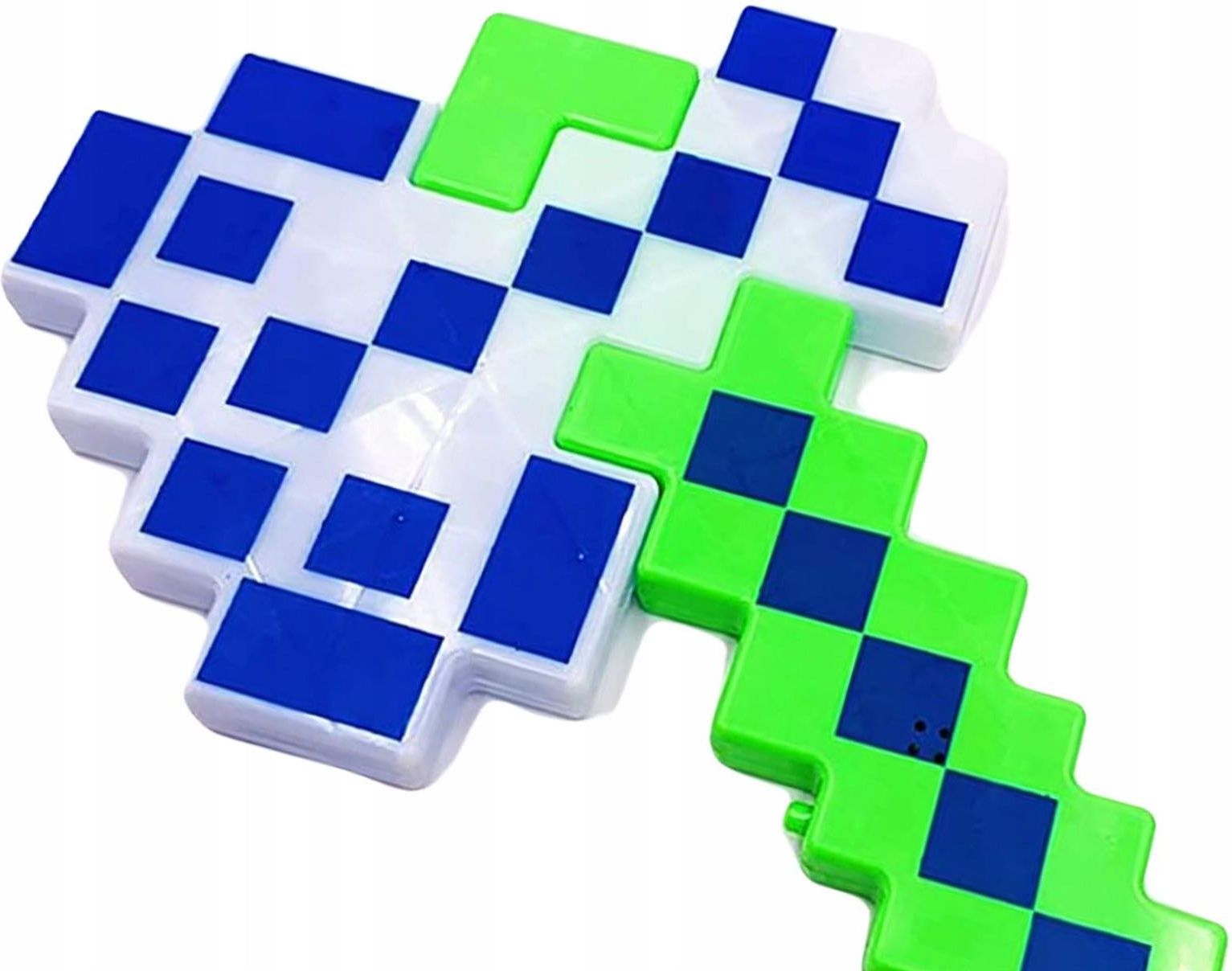 Toys Minecraft Topór Siekiera Pixel Światło Dźwięk 34Cm - Ceny i opinie ...