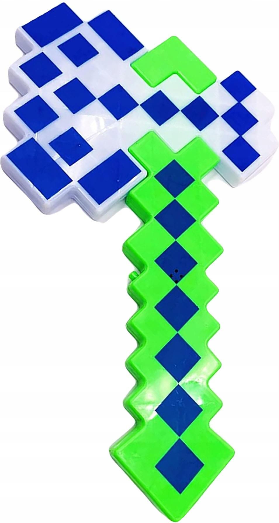 Toys Minecraft Topór Siekiera Pixel Światło Dźwięk 34Cm - Ceny i opinie ...