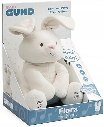 Gund Flora Rabbit Plush Interactive Speaking It - Ceny i opinie - Ceneo.pl