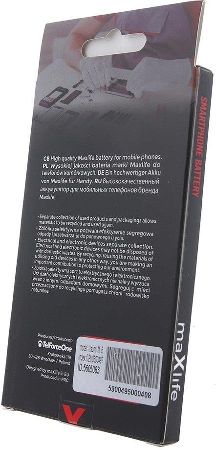 Bateria Bateria Maxlife do Xiaomi Mi 6 BM39 3100mAh - Opinie i ceny na ...