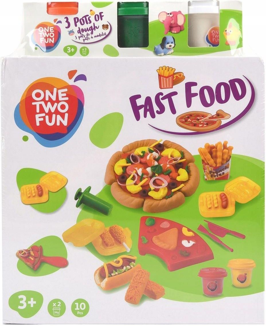 One Two Fun Masa Plastyczna Fast Food - Ceny i opinie - Ceneo.pl