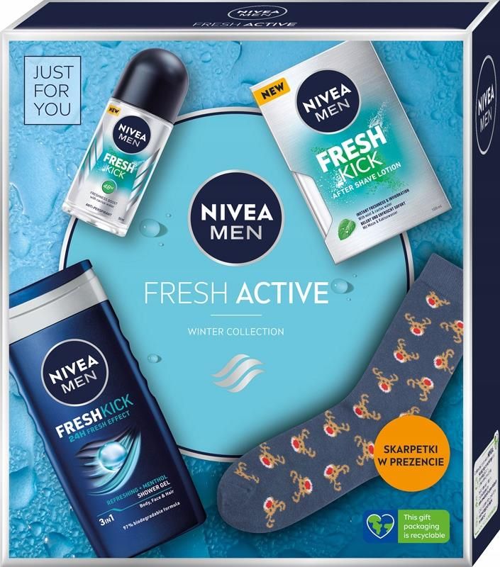 Nivea Fresh Active Zestaw prezentowy dla mężczyzn - opinie i ceny na ...