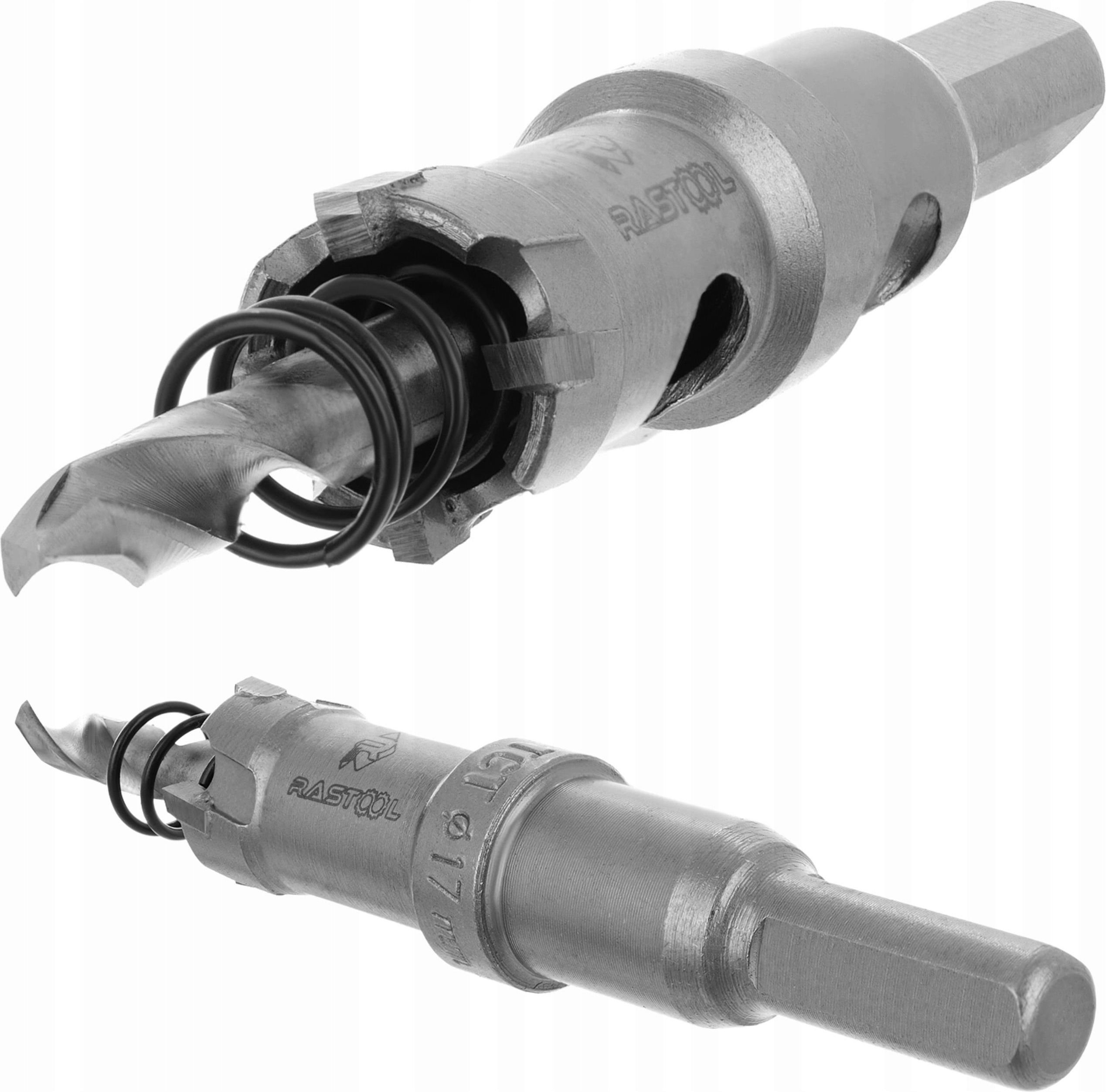 Otwornica Rastool Otwornica Koronka Widiowa Wiertło Metal Inox 17mm ...