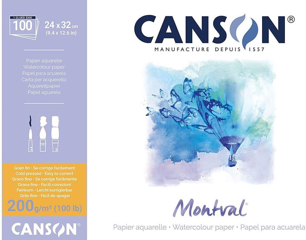 Canson Blok Do Akwareli Montval 24X32Cm 200g 100 Ark. - Ceny i opinie ...